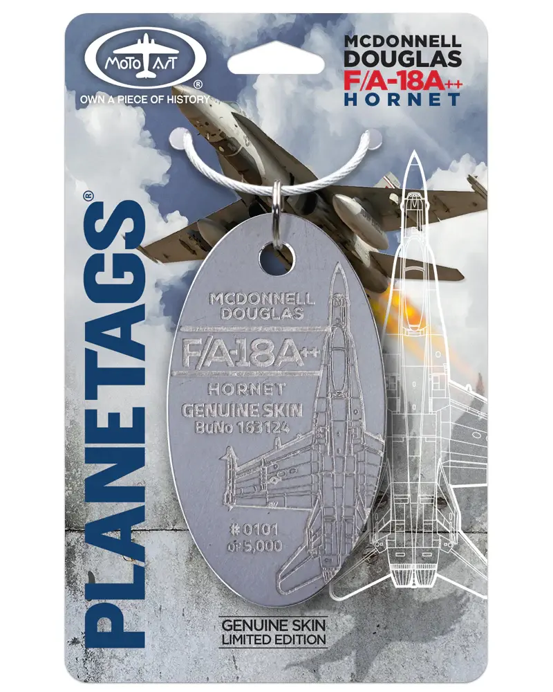 Plane Tag F/A-18A++ Hornet Exterior Grey ️ - Planewear