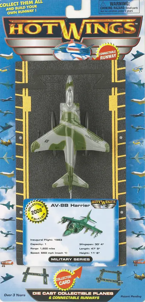 Hot Wings: AV-8B Harrier (Green Camoflage) - Planewear