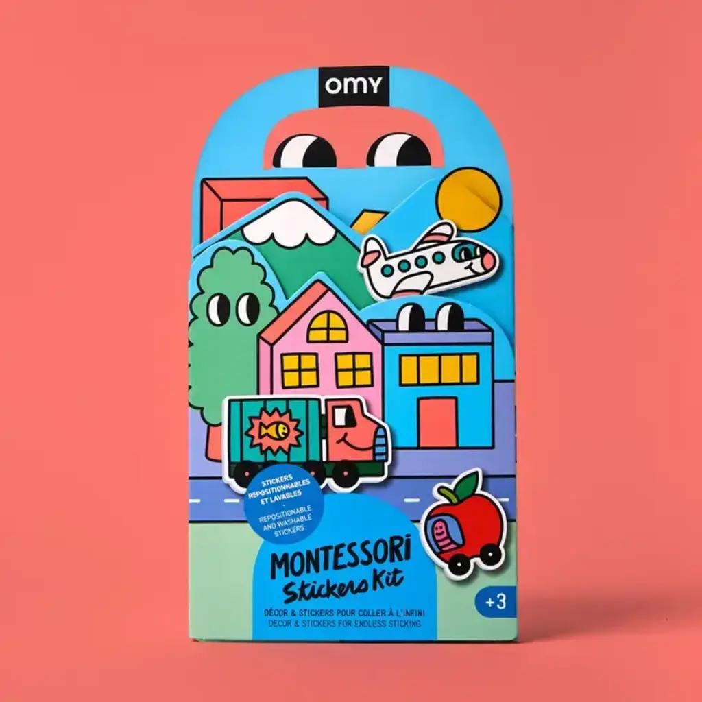 Sticker Book: Montessori Decor- Vroom Vroom - Planewear