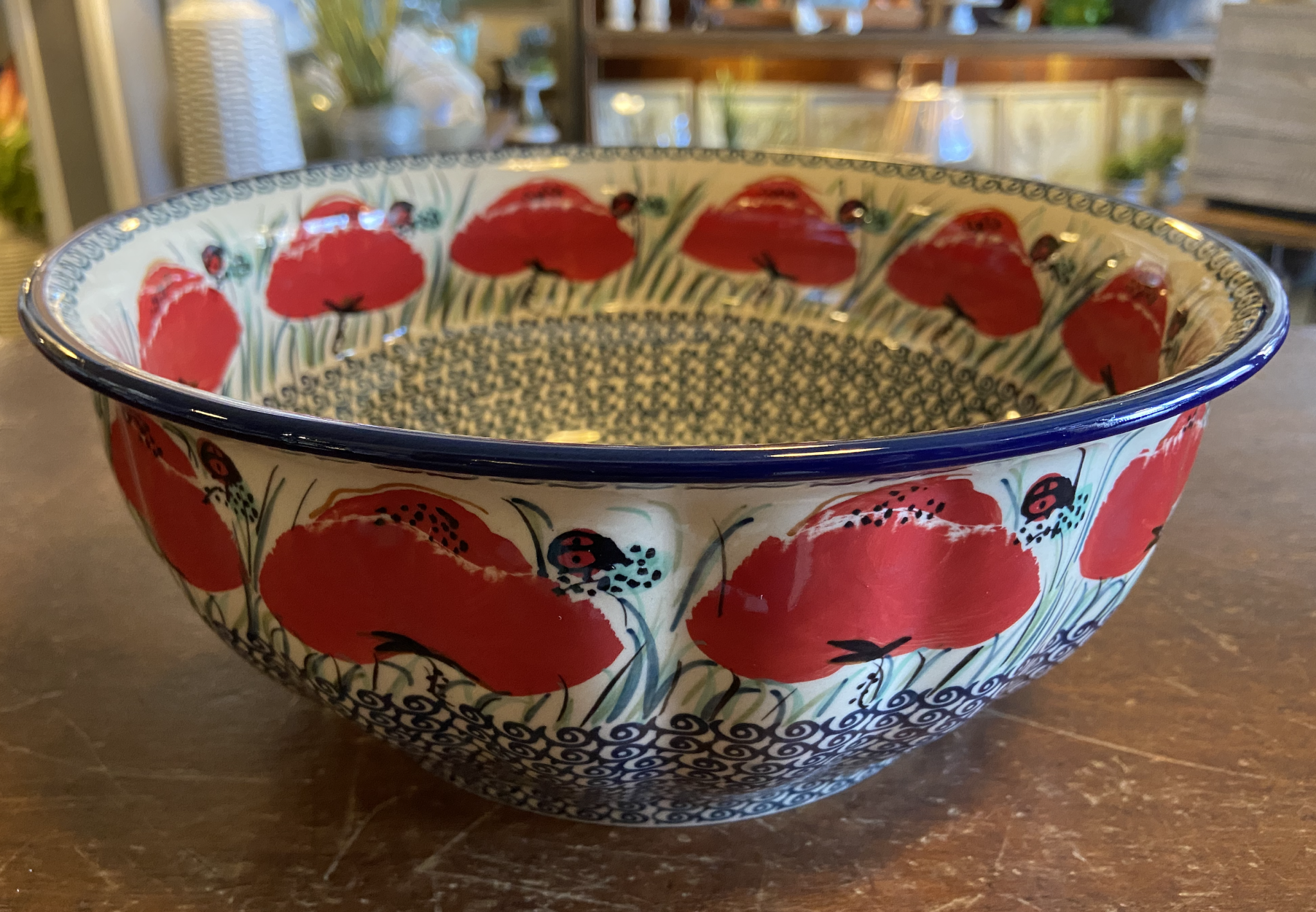 Lady bug fluted bowl f18 - The Keeping Room