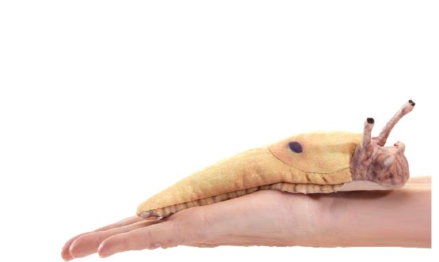 Mini banana slug puppet - Angellina's Toy Boutique