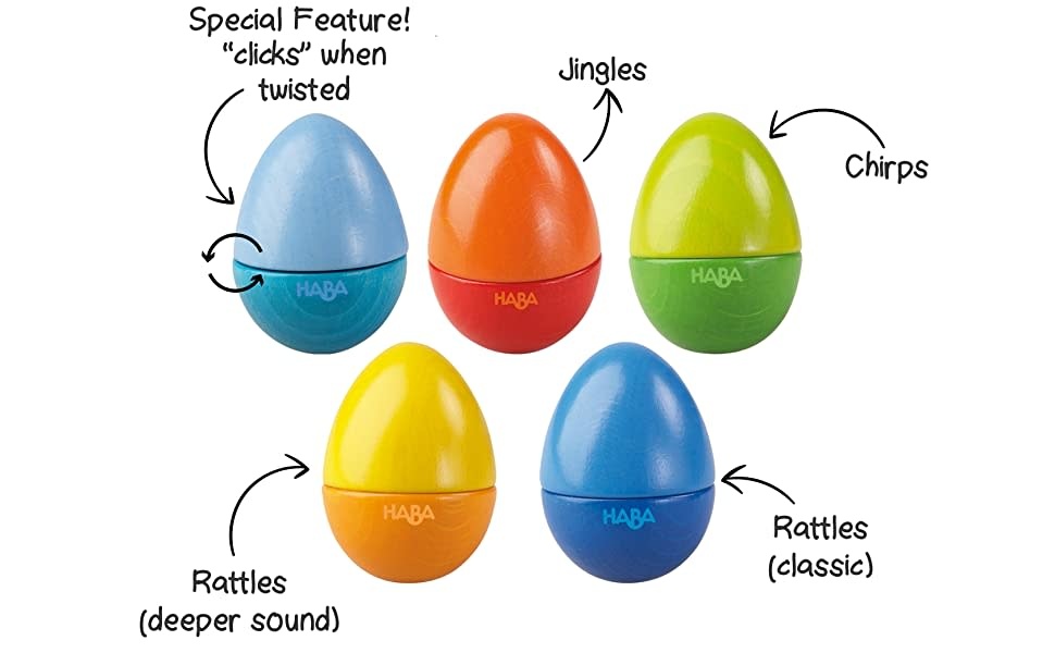 Single Haba Musical Eggs - Angellina's Toy Boutique
