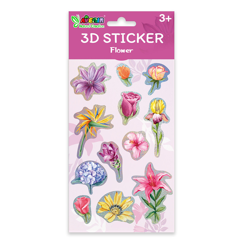 Avenir Flower 3D Sticker - Angellina's Toy Boutique