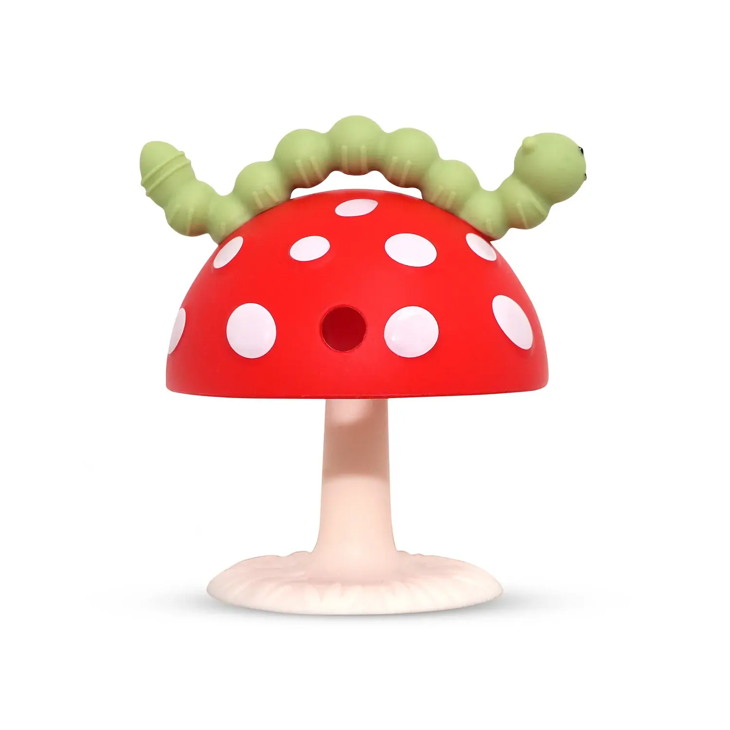 Chompy Mushroom Grip Silicone Teether - Angellina's Toy Boutique