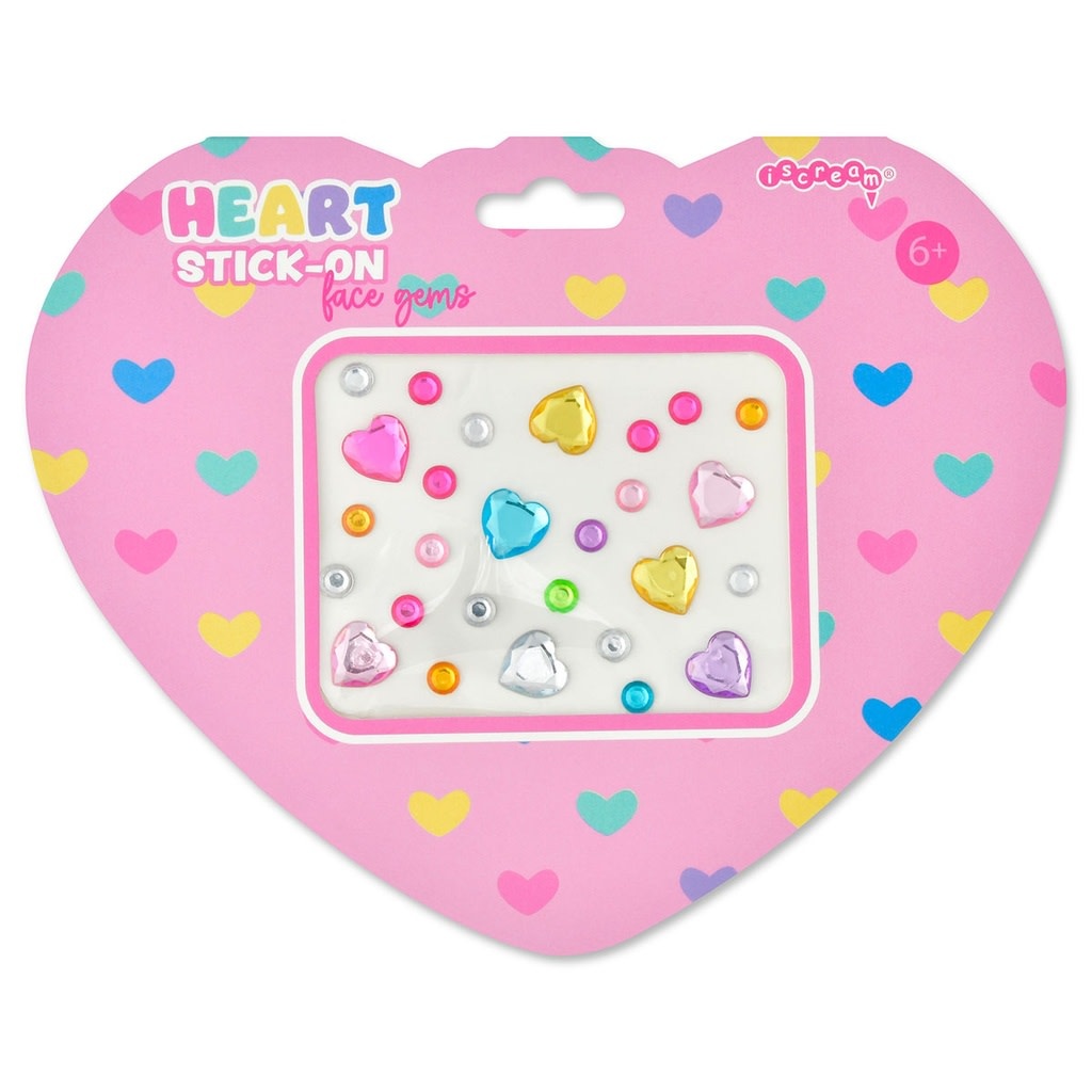 Iscream Happy Heart Face Gems - Angellina's Toy Boutique