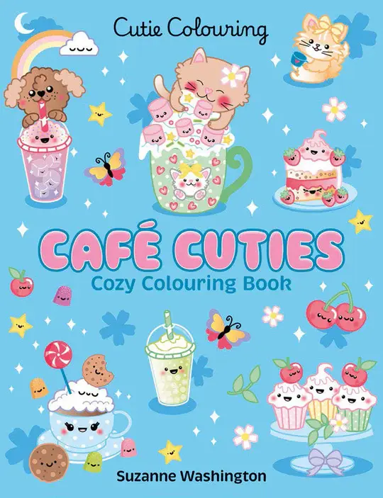 Cafe Cuties: Colouring Book - Angellina's Toy Boutique