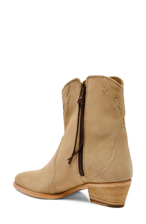 New Frontier Western Boot, Oyster Suede - Cheeks Jeans