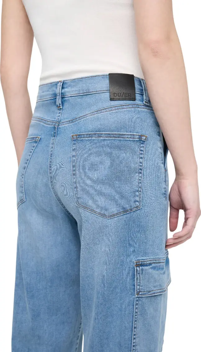 Performance Denim HR Cargo, Pacific - Cheeks Jeans