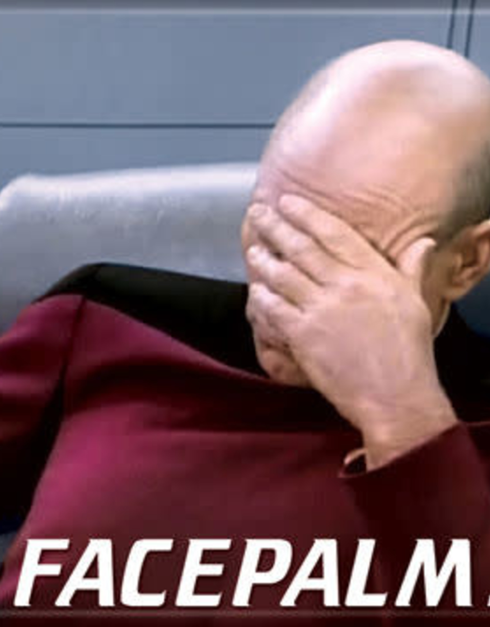 Triple Facepalm Star Trek