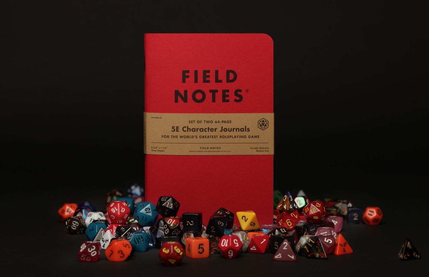 D&D 5e Field Notes Character Journal (2-pack) - Wonder Fair Home ...