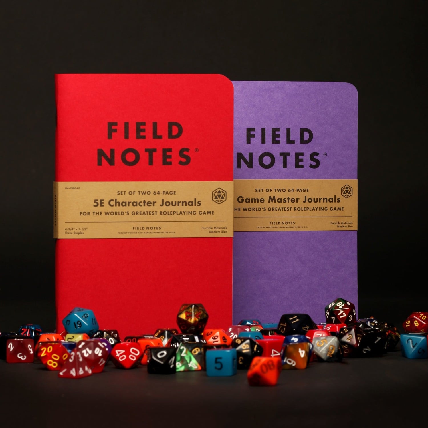 D&D 5e Field Notes Character Journal (2-pack) - Wonder Fair Home ...