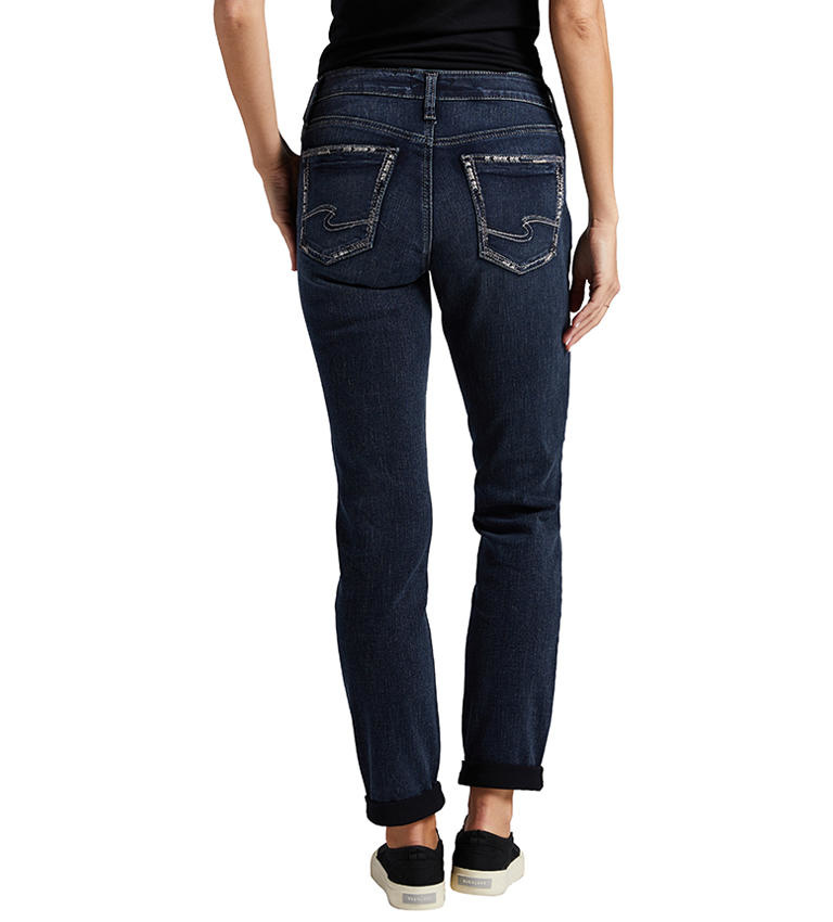 SILVER L27101EDB442 SLIM LEG BOYFRIEND - JEANS UNLIMITED - Parry Sound, ON