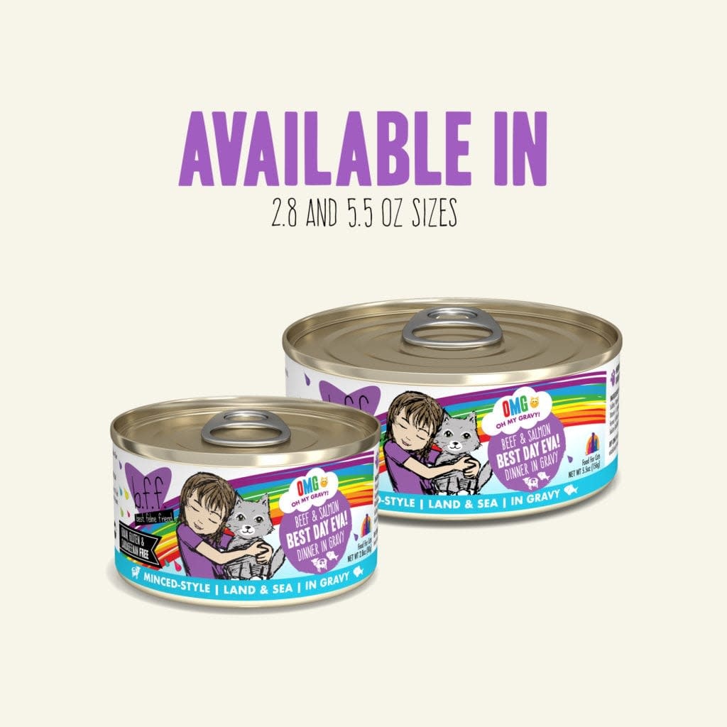 BFF OMG C Beef & Salmon Best Day Eva 2.8 OZ - Ruff Haus Pets