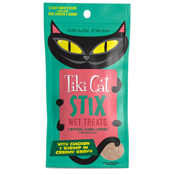 Tiki Cat Stix Chicken & Shrimp 6 Pack - Ruff Haus Pets