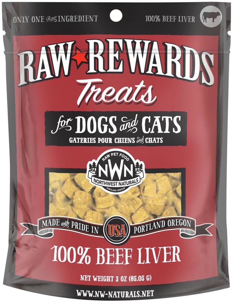 NWN FD Raw Rewards Beef Liver Treat 3 OZ - Ruff Haus Pets