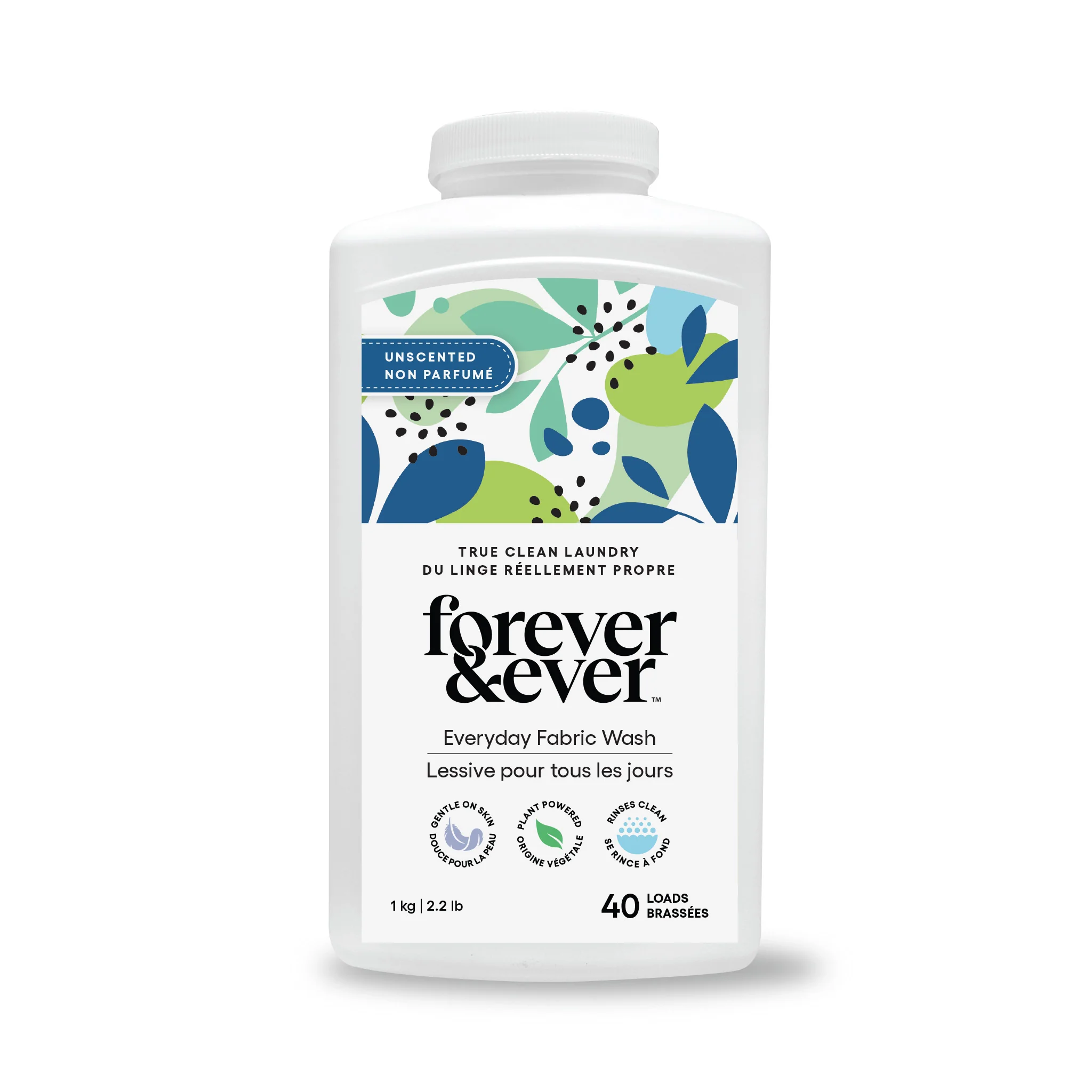 Forever New Unscented Powder Detergent Large 1000g - Brabary