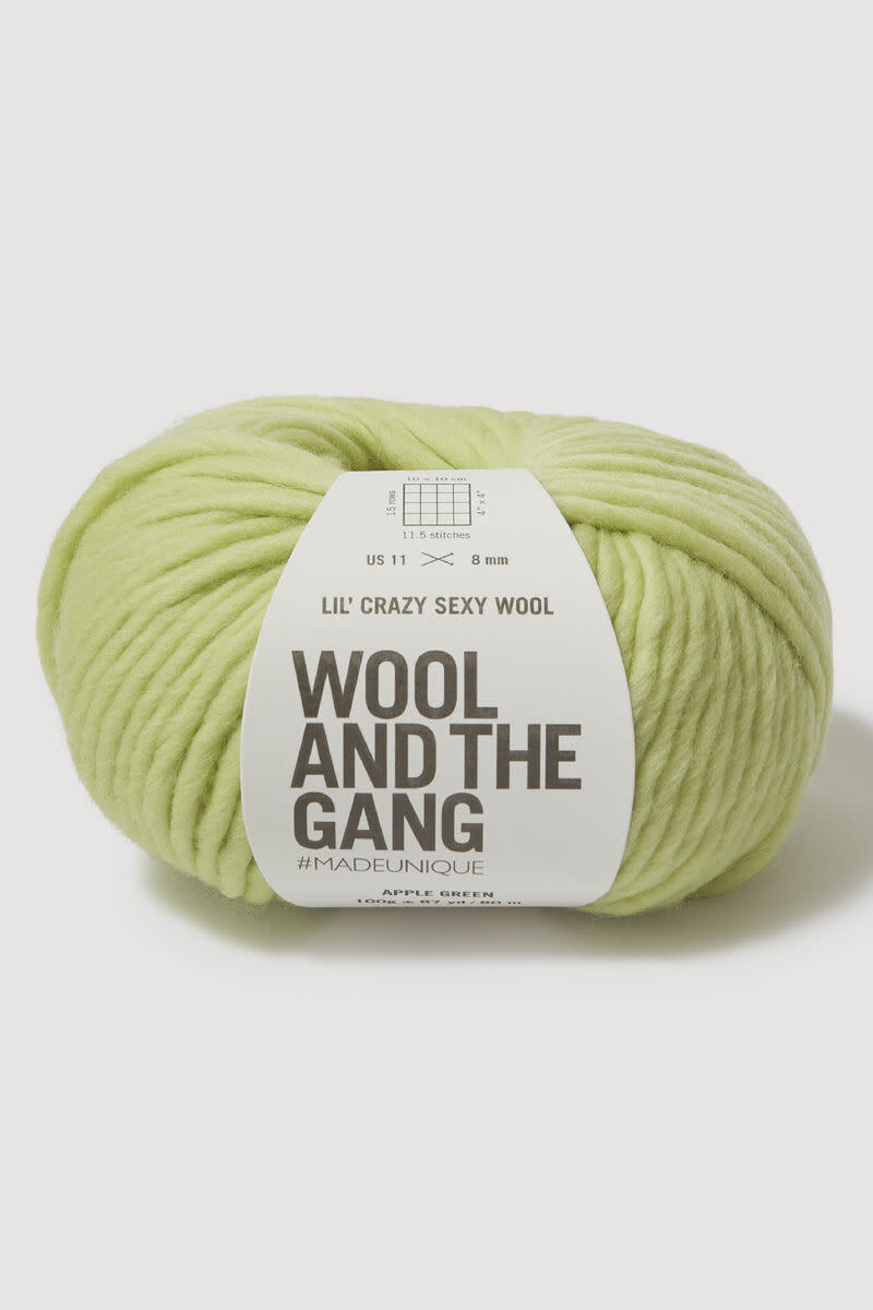 Lil Crazy Sexy Wool apple green - The Blue Purl - Yarn and Knitting Shop