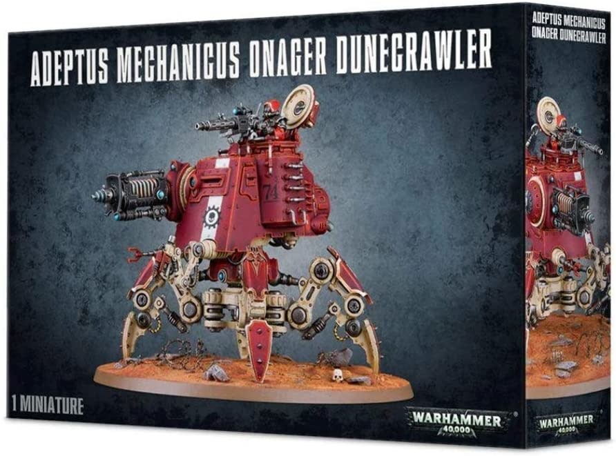 ADEPTUS MECHANICUS ONAGER DUNECRAWLER - Rune & Board