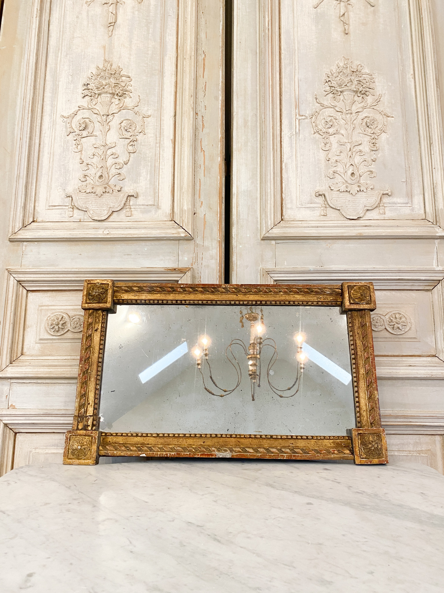 French gold mirror store