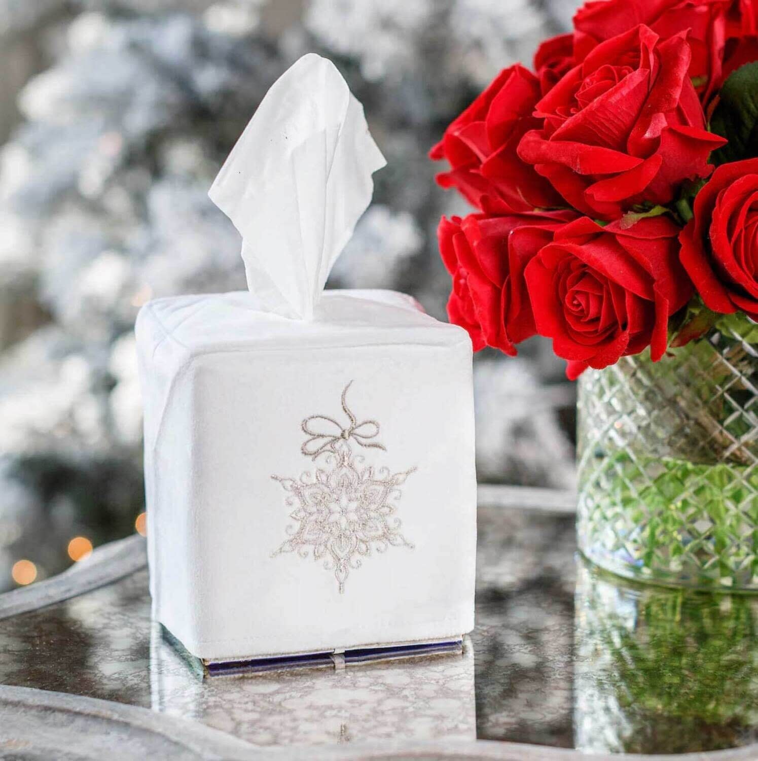 White tissue cover store