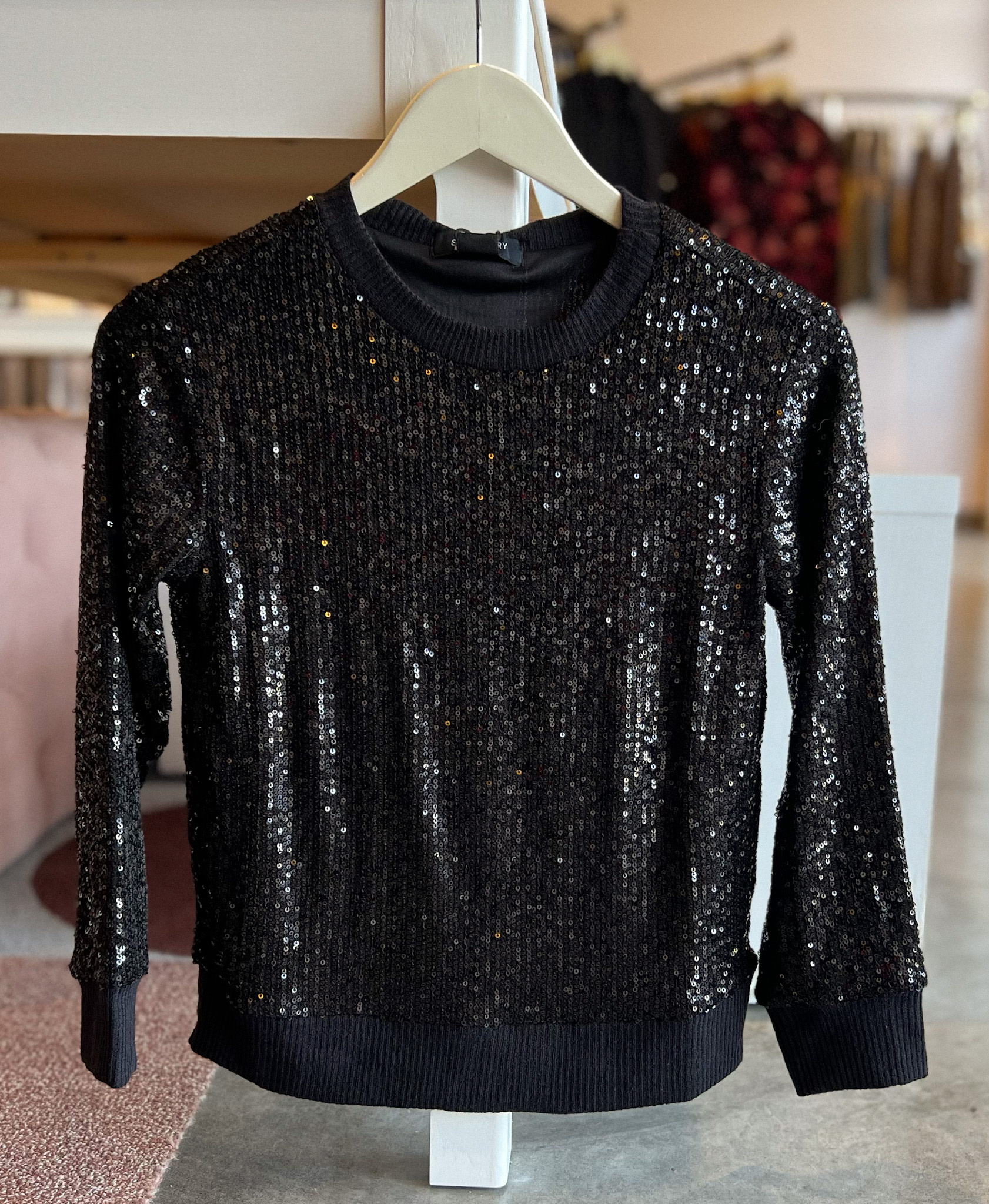 SOJOURNER RELAXED SPARKLE POPOVER TOP - Paperdolls Boutique