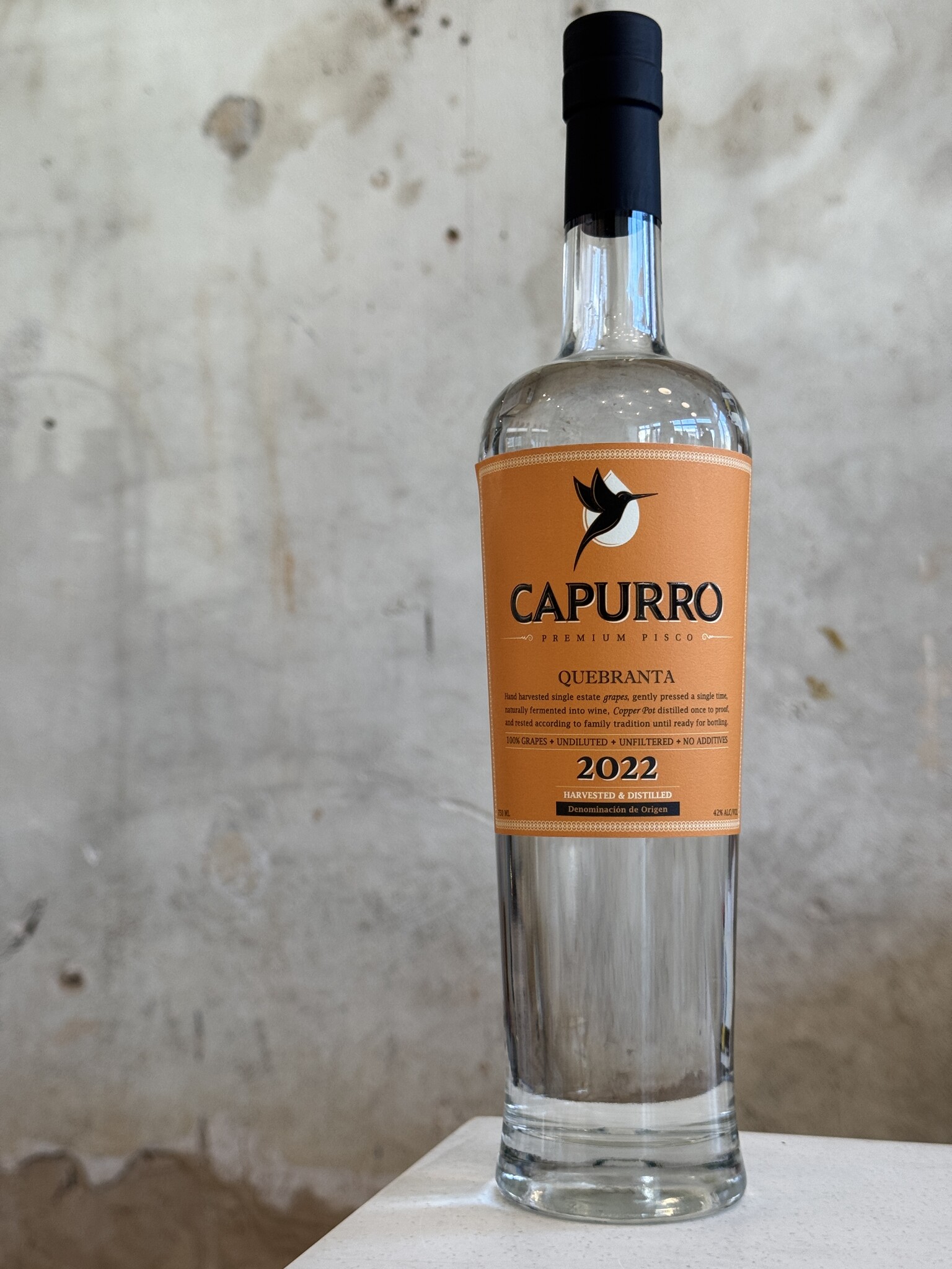 Capurro Quebranta Pisco - Elemental Spirits Co.
