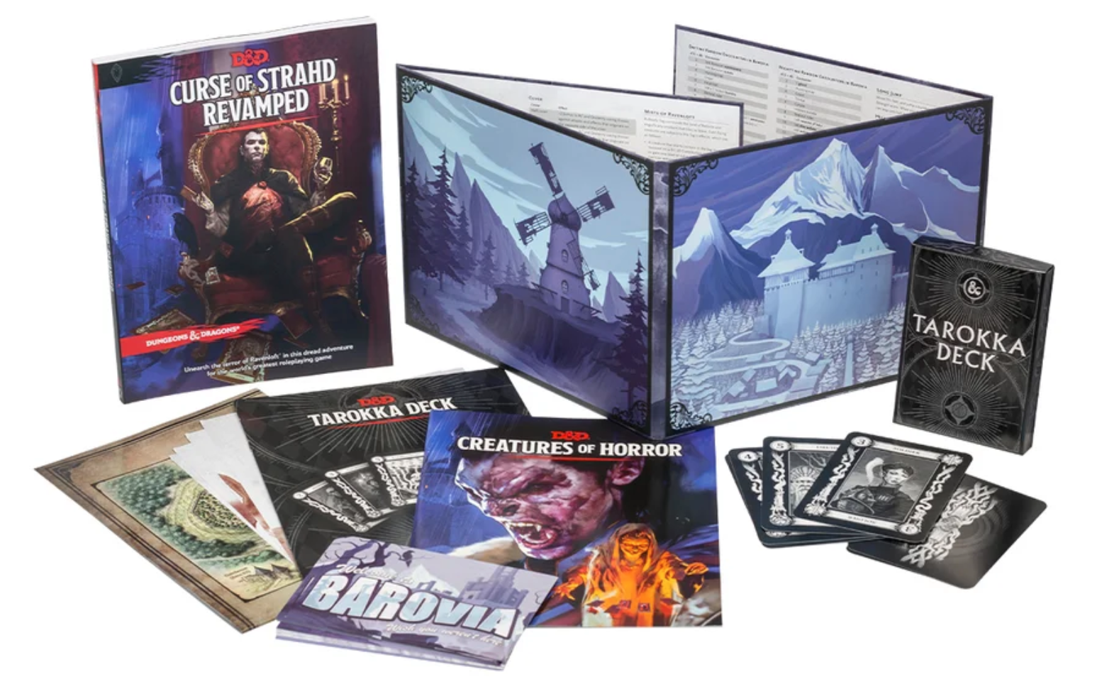 D&D 5E: Curse of Strahd Revamped Box Set - The Wandering Dragon Game ...