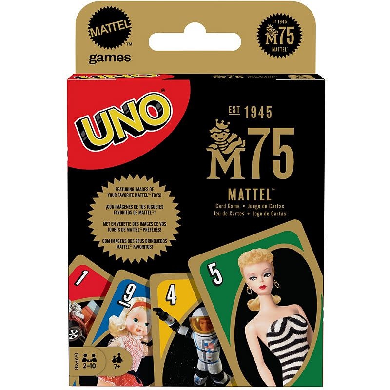UNO Mattel 75th Aniversary - The Wandering Dragon Game Shoppe | Thistle ...