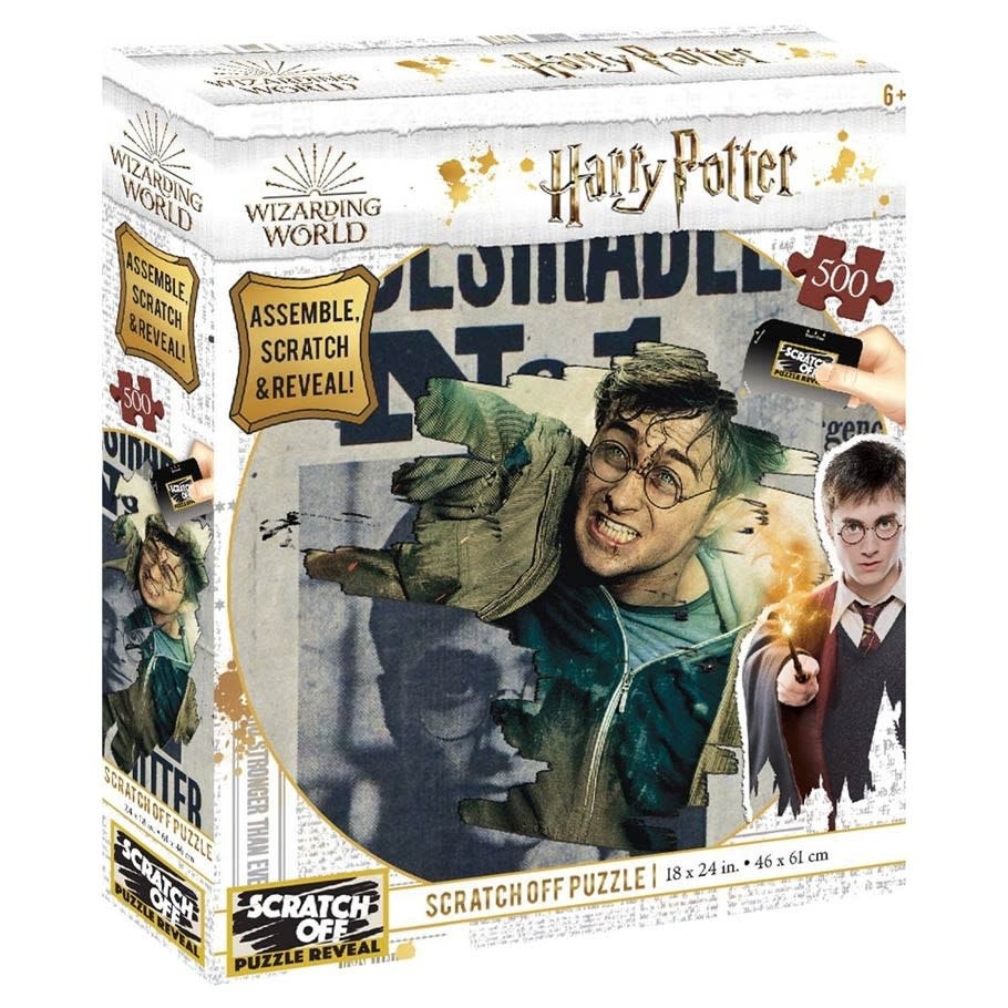 Scratch Off: Harry Potter Wanted 500 Piece Puzzle - The Wandering Dragon Game Shoppe | Thistle ...