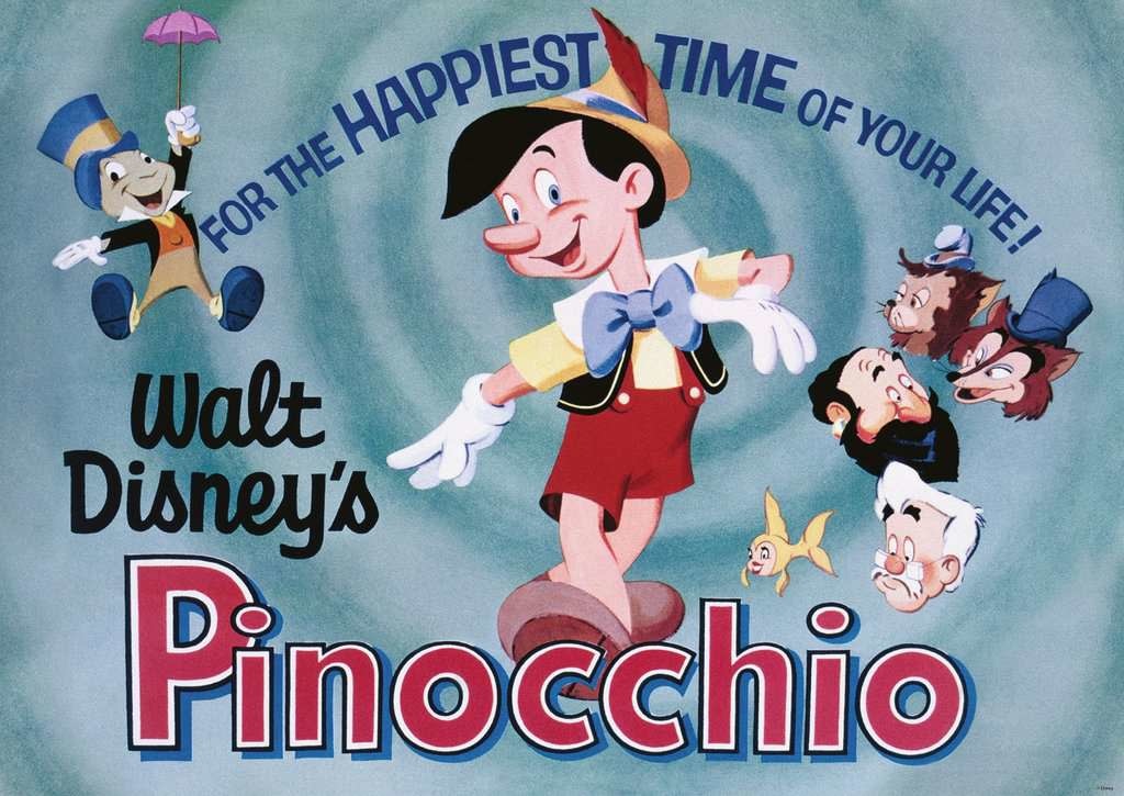 Disney Vault: Pinocchio 1000 Piece Puzzle - The Wandering Dragon Game ...
