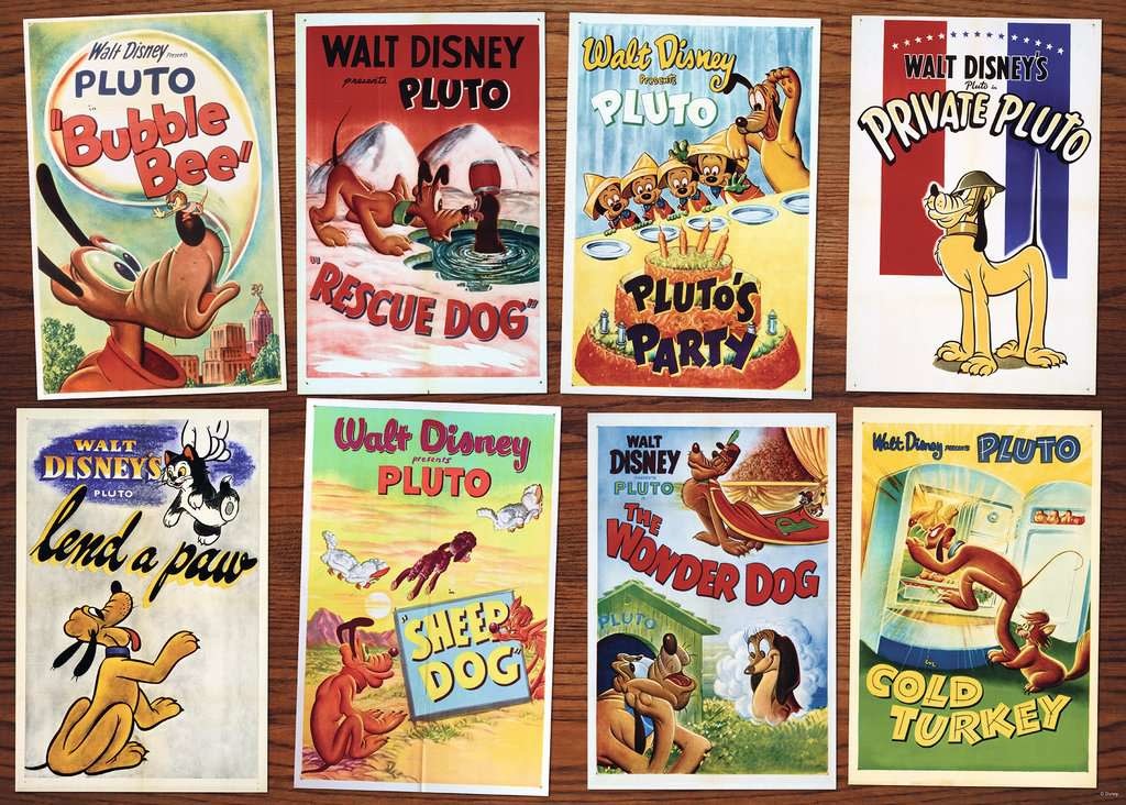 Disney Vault: Pluto 1000 Piece Puzzle - The Wandering Dragon Game ...