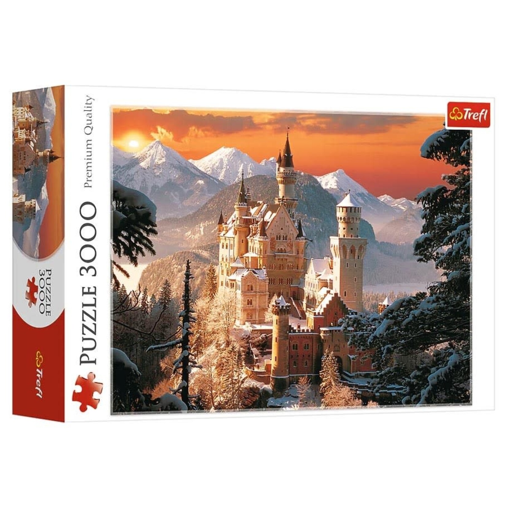 Puzzle Neuschwanstein Castle 3000 Piece Puzzle The Wandering Dragon