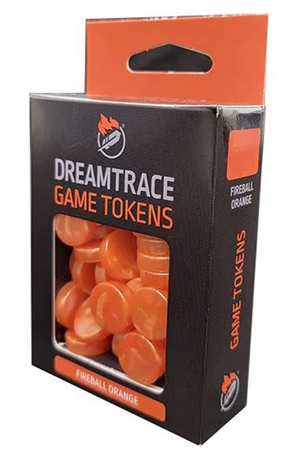 Dreamtrace Game Tokens: Fireball Orange - The Wandering Dragon Game ...