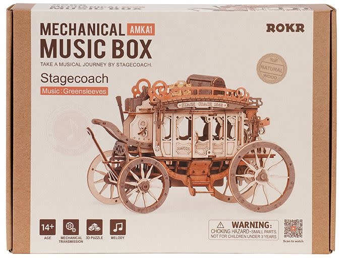 Robotime Stagecoach Rolling Music Box - The Wandering Dragon Game ...