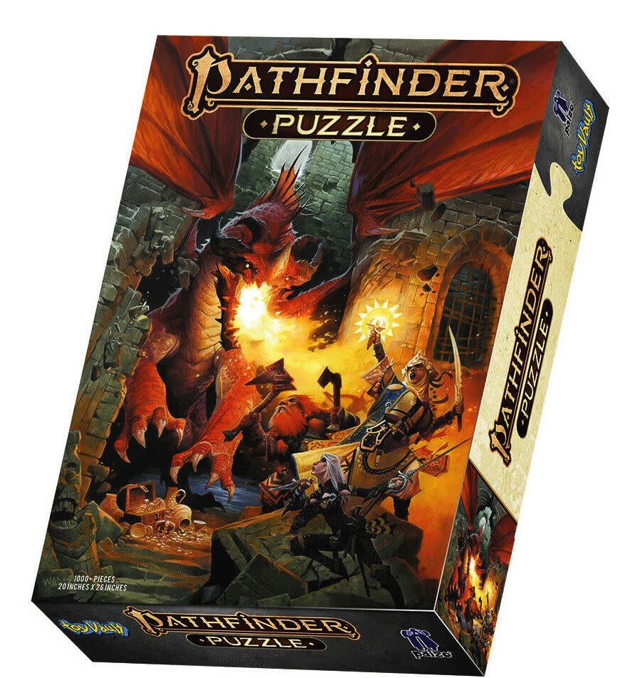 Pathfinder Core Rulebook 1000 Piece Puzzle Dragon Cache Game - The ...