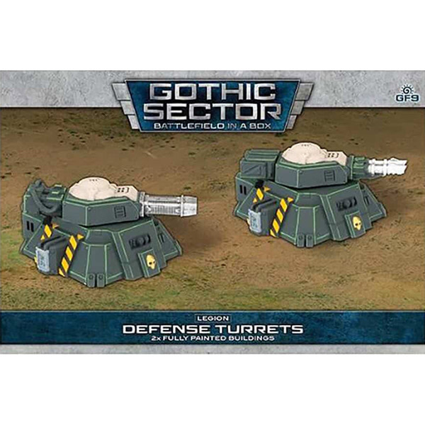 Gothic Sector- Legion Defense Turrets (x2) 30mm Scale Battlefield in a ...