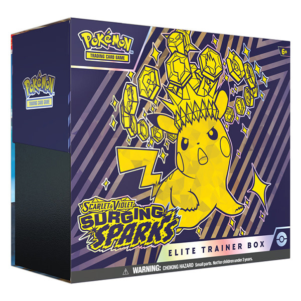 Pokemon: Surging Sparks Elite Trainer Box - The Wandering Dragon Game ...