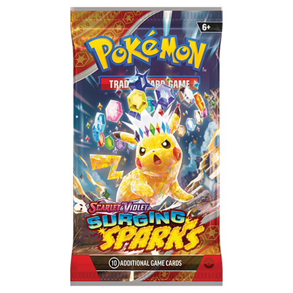 Pokemon: Surging Sparks Booster Pack - The Wandering Dragon Game Shoppe ...