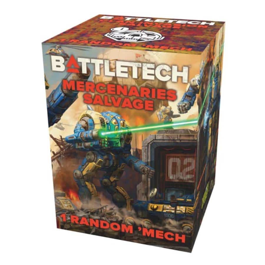 BattleTech: Salvage Box - Mercenaries Blind Booster Box - The Wandering ...