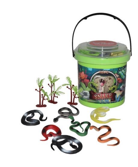 Mini Bucket Snake Figurine Playset 10 pc - The Wandering Dragon Game ...