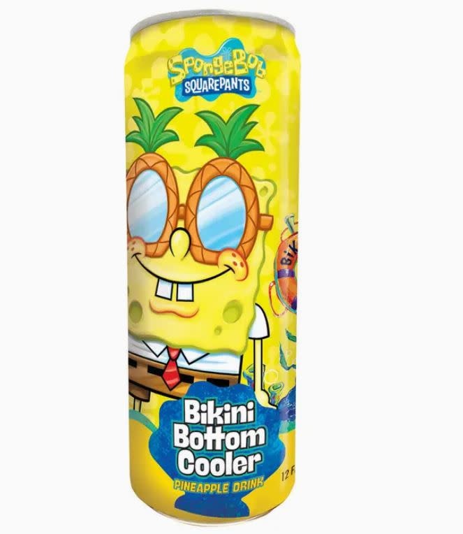 Cold Drinks - SpongeBob Bikini Bottom Cooler Pineapple Drink 12oz Can ...