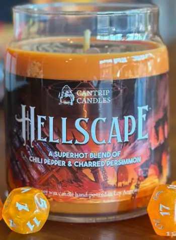 Candle - Cantrip - Hellscape - 9 oz Jar - The Wandering Dragon Game Shoppe | Thistle & Twig Wild ...