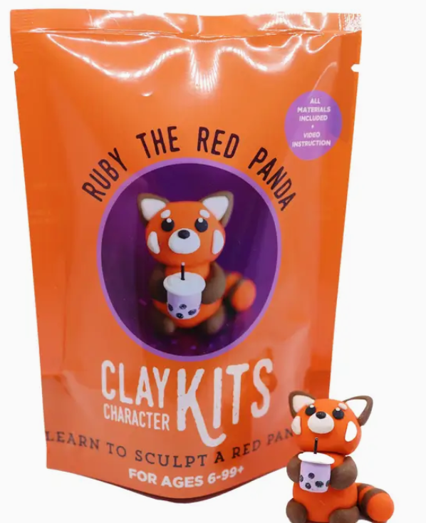 Clay Modeling Kit - Polymer - Red Panda - The Wandering Dragon Game ...