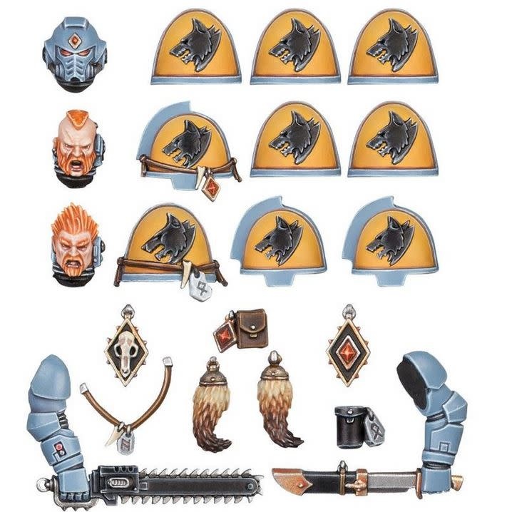 40K: Space Marine - Space Wolves Primaris Upgrades - The Wandering ...