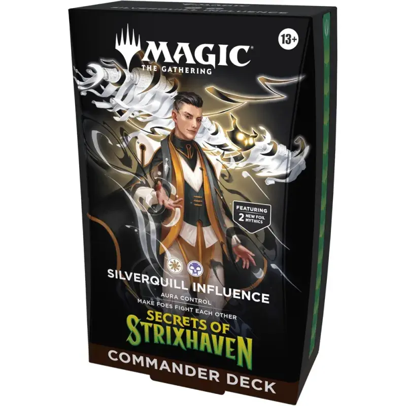 MTG: Secrets of Strixhaven Silverquill Influence Commander Deck - The ...