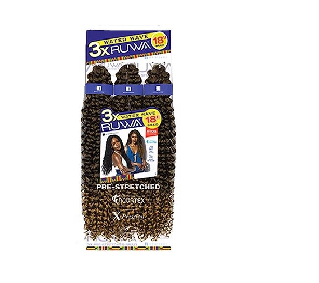3X Ruwa Water Wave 18" - 109Beauty