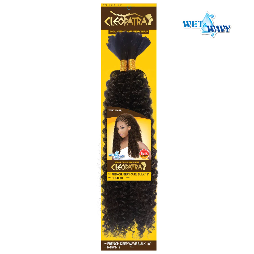 Cleopatra HH French Jerry Curl Bulk 18" - 109Beauty
