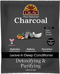 Okay Leave-In Deep Conditioning Packet Charcoal - 109Beauty