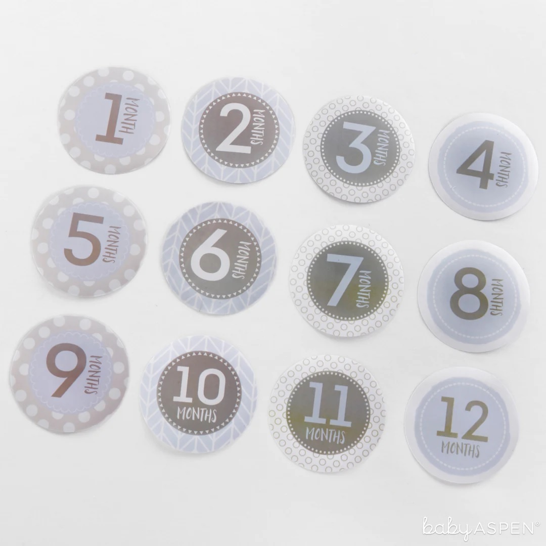 Milestone stickers - Begbie Kids