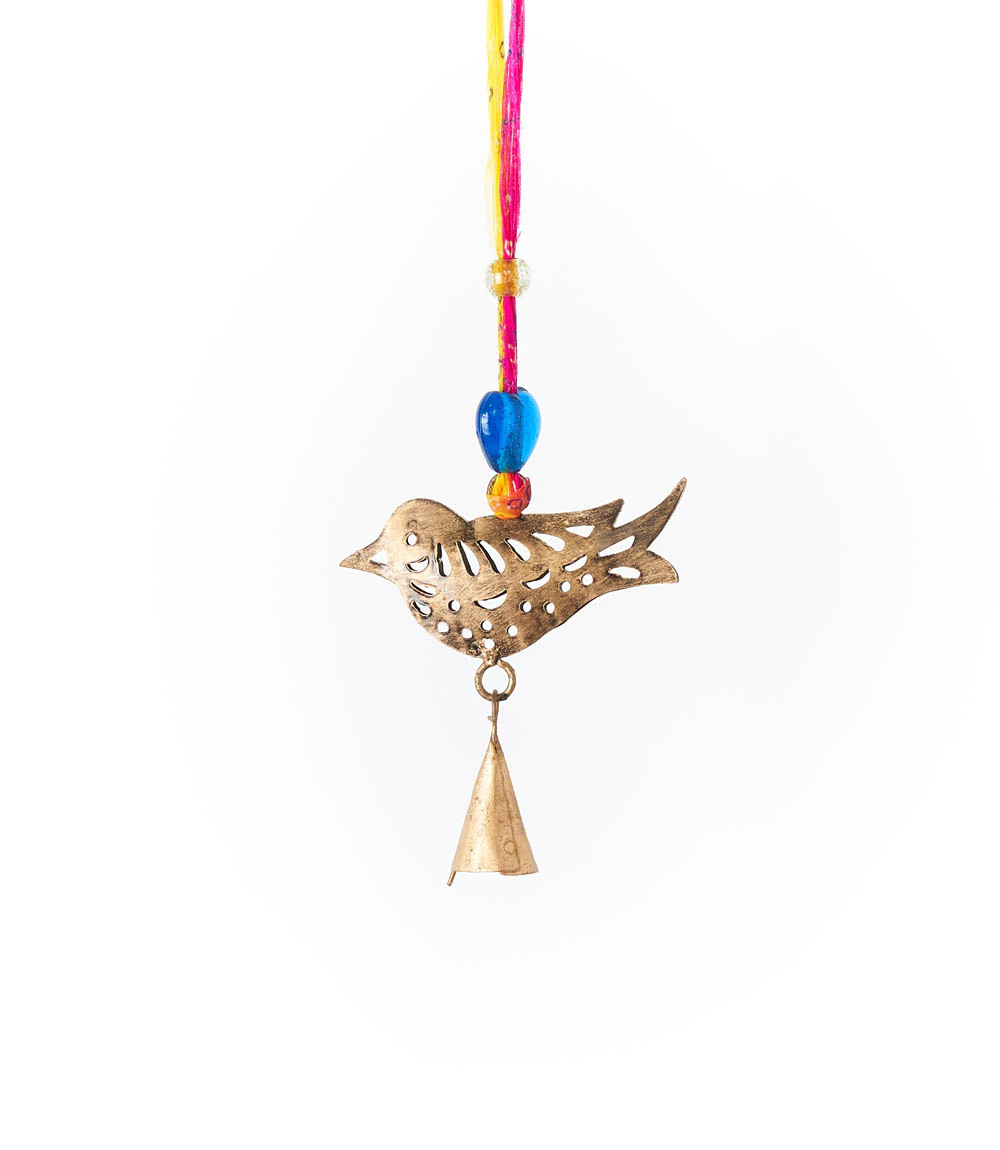 Chakshu Sari Bird Bell, India - Village Goods